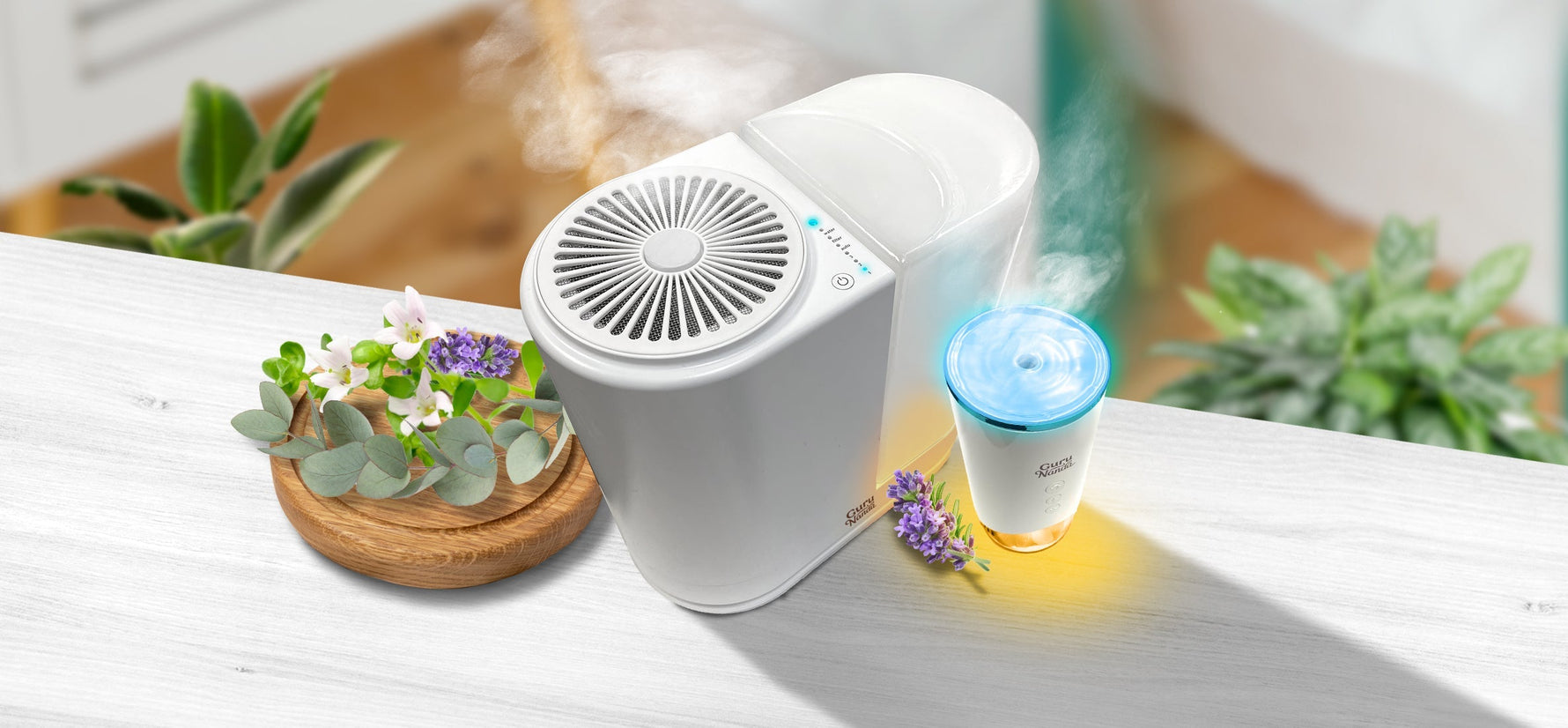 Buy Essential Oil Diffusers & Humidifiers From GuruNanda At Best Prices