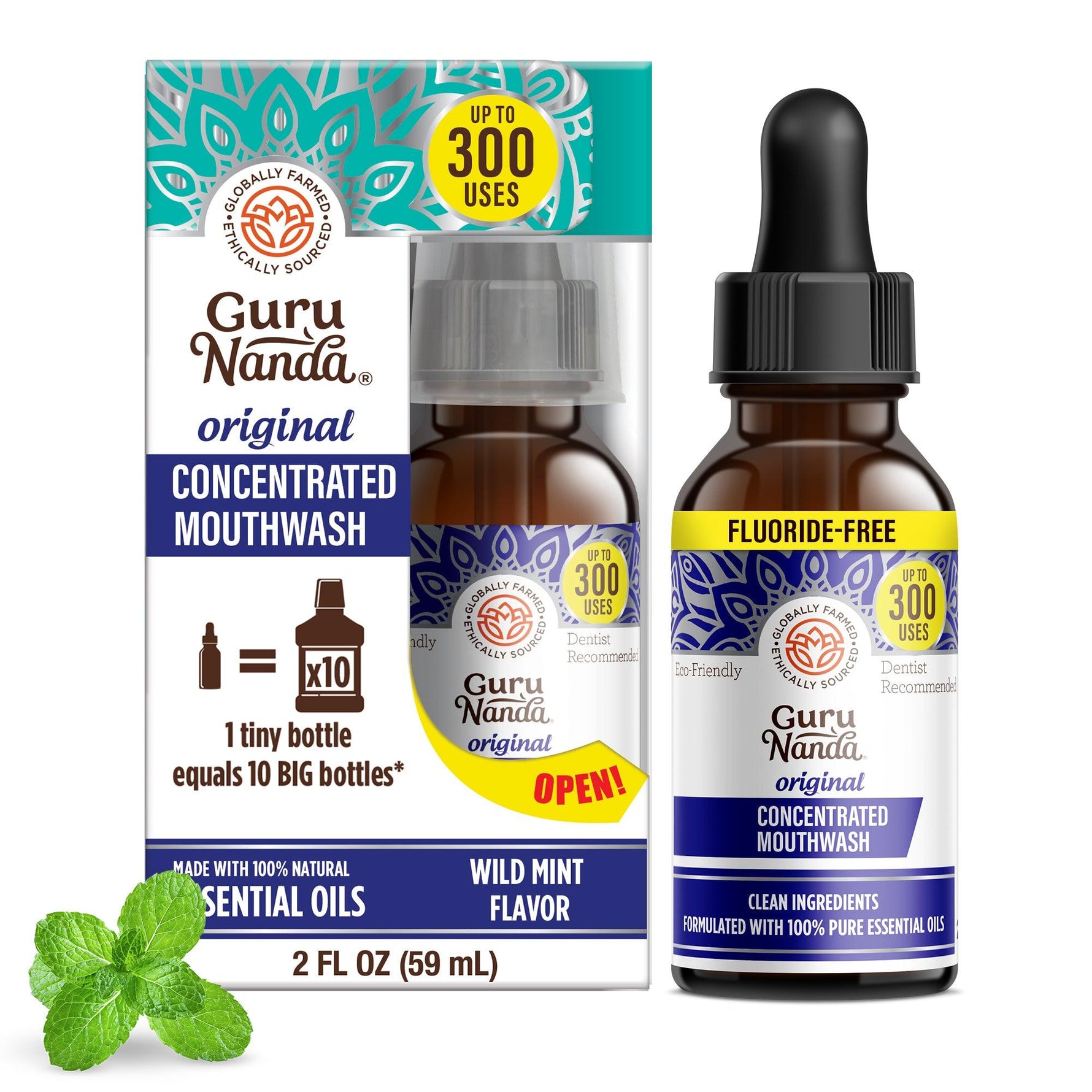 Eco-Friendly Concentrated Mouthwash | GuruNanda