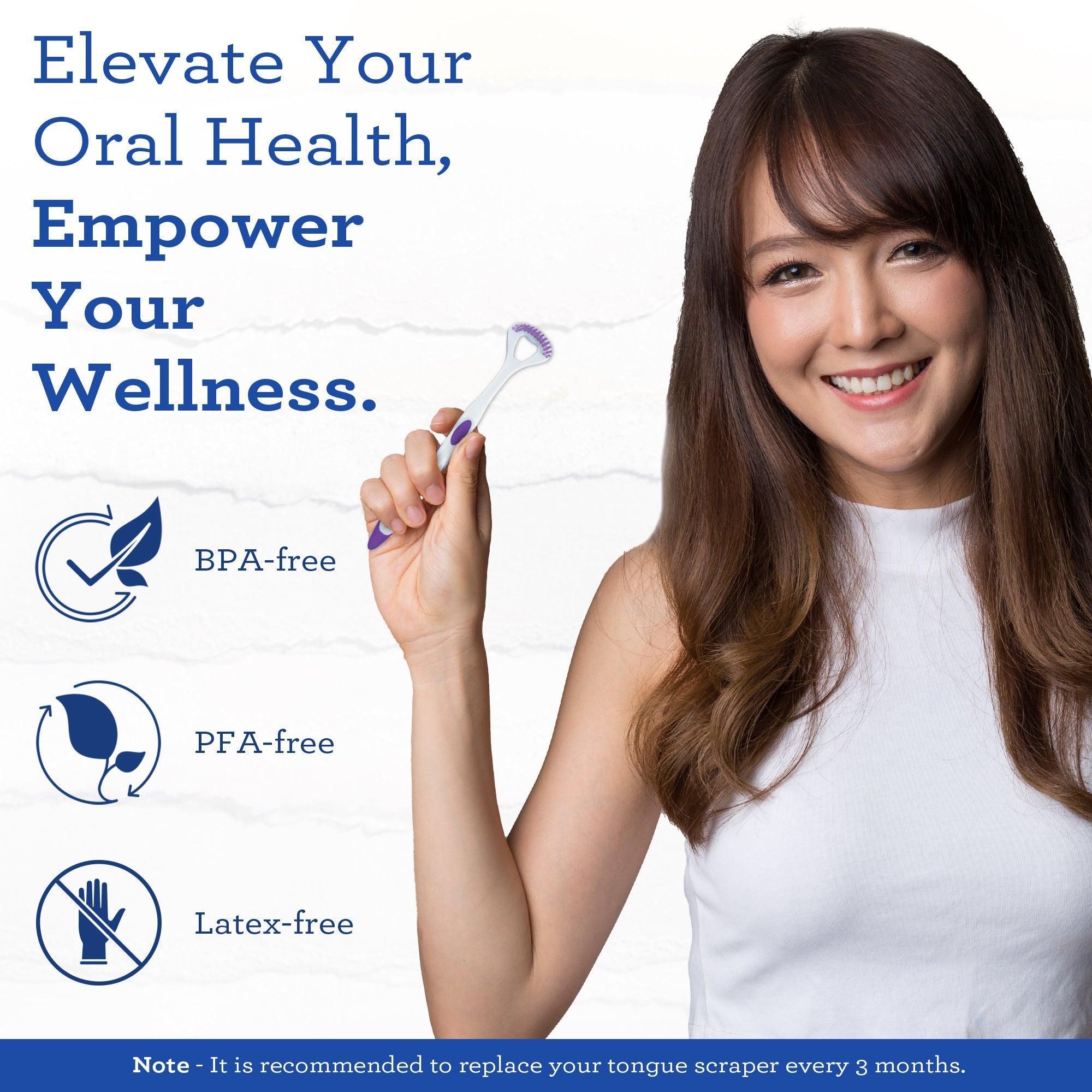 Dual Action Tongue Cleaner - 1 Pack (Color Varies) – GuruNanda