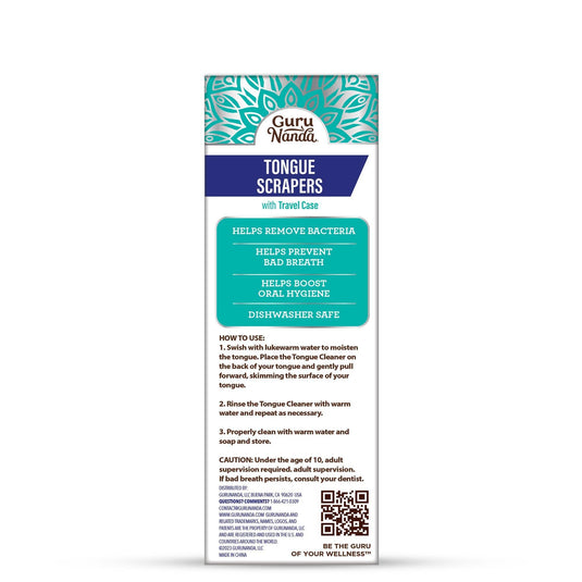 Tongue Scraper Variety Pack with Travel Case – GuruNanda