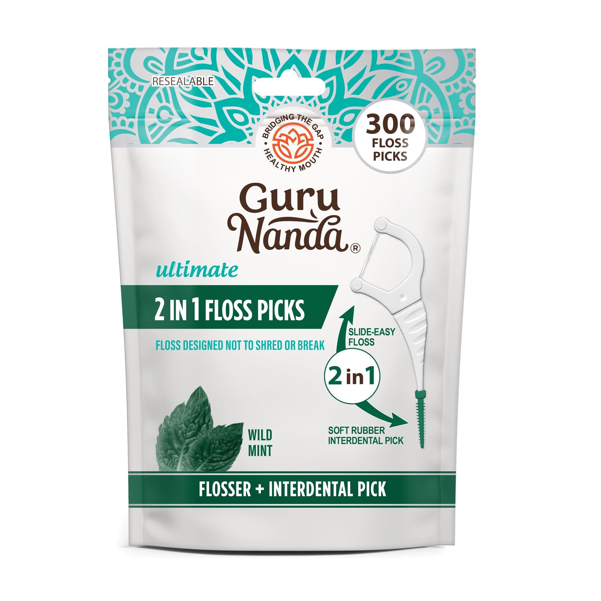 2-in-1 Dental Floss Picks (300 Count)