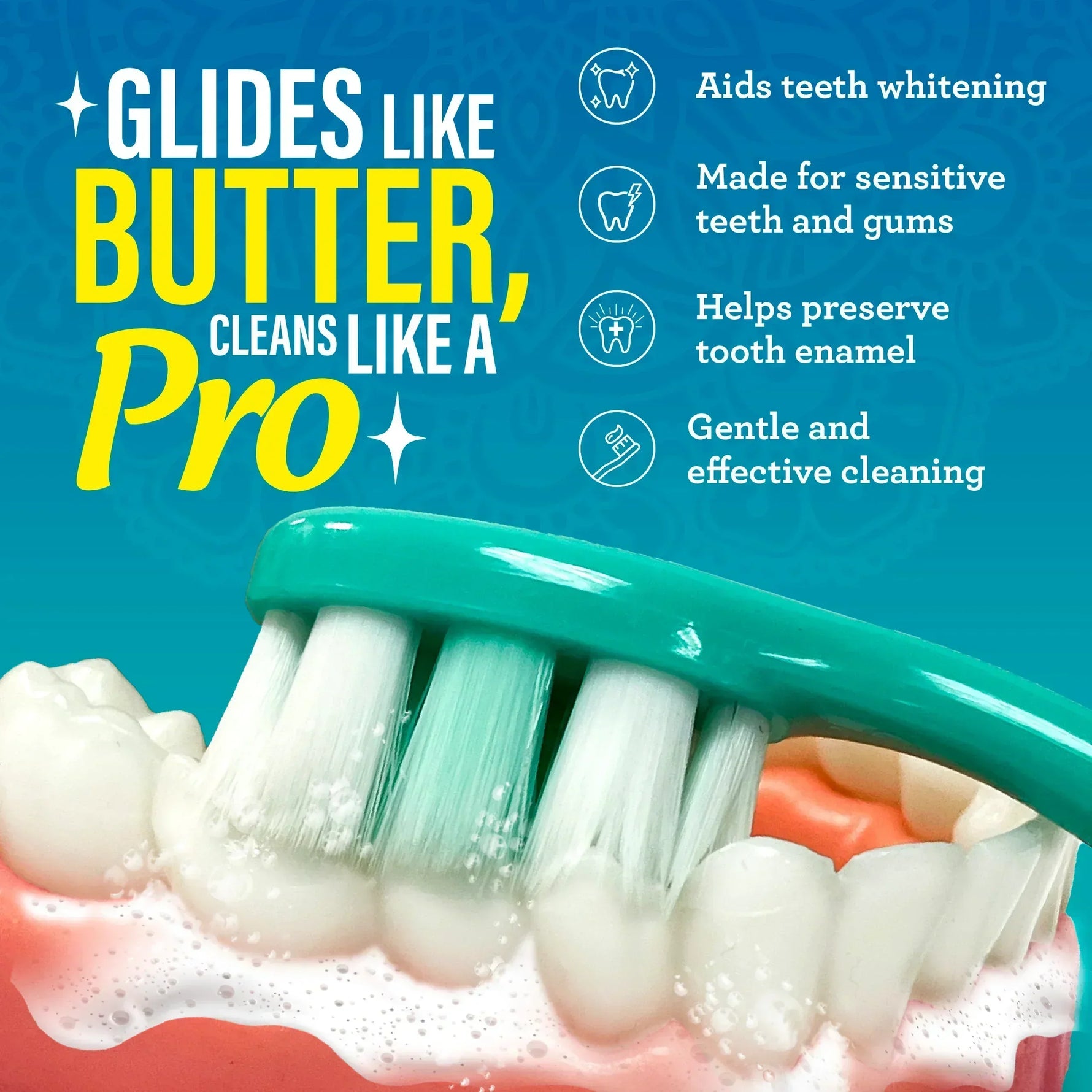 Butter on Gums Toothbrush – 8 Count – GuruNanda
