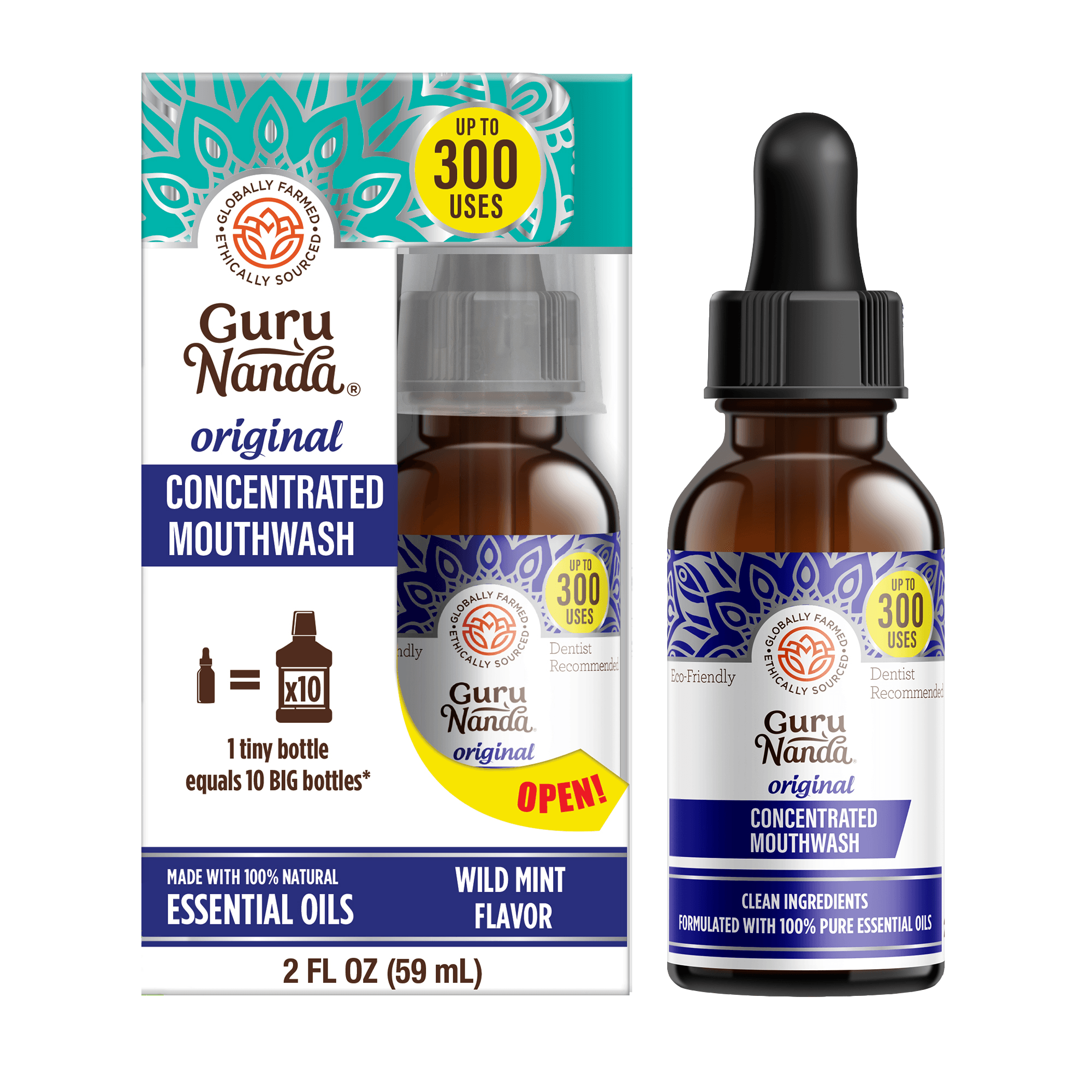 Eco-Friendly Concentrated Mouthwash | GuruNanda