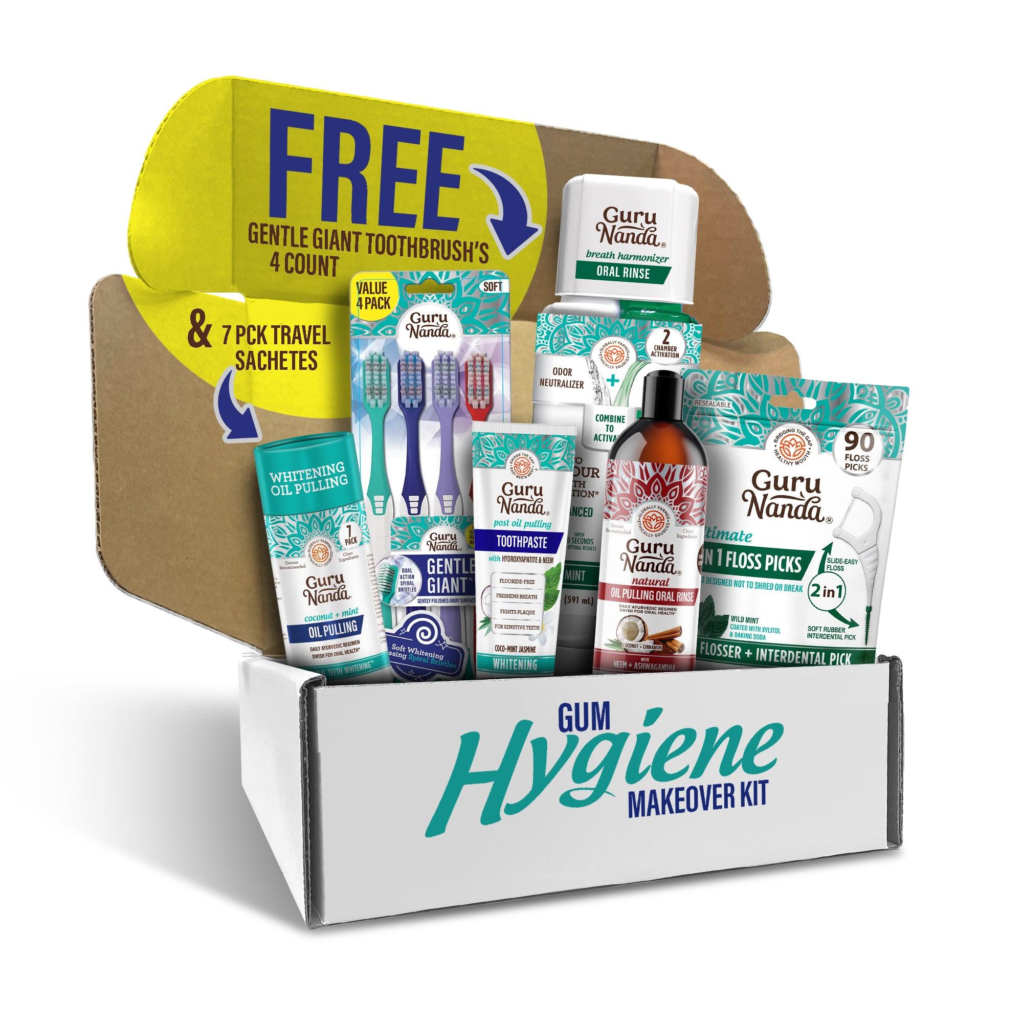 Gum Hygiene Makeover Kit — Dental Hygiene Kit | GuruNanda