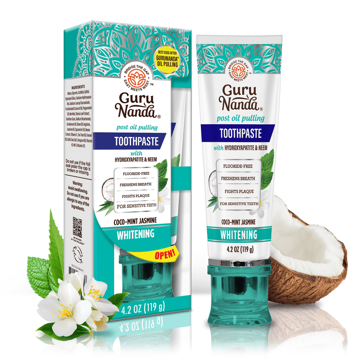 GuruNanda Toothpaste | Fluoride-Free & Whitening