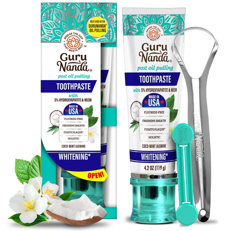 GuruNanda Toothpaste | Fluoride-Free & Whitening