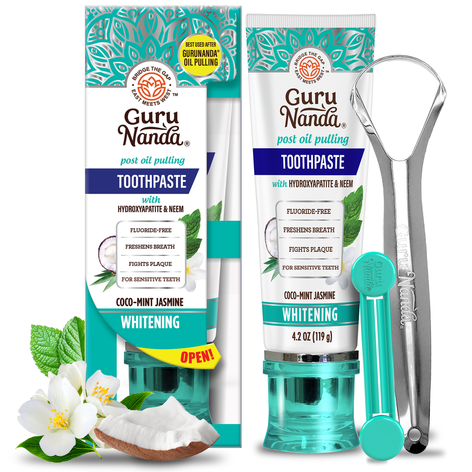 GuruNanda Toothpaste | Fluoride-Free & Whitening