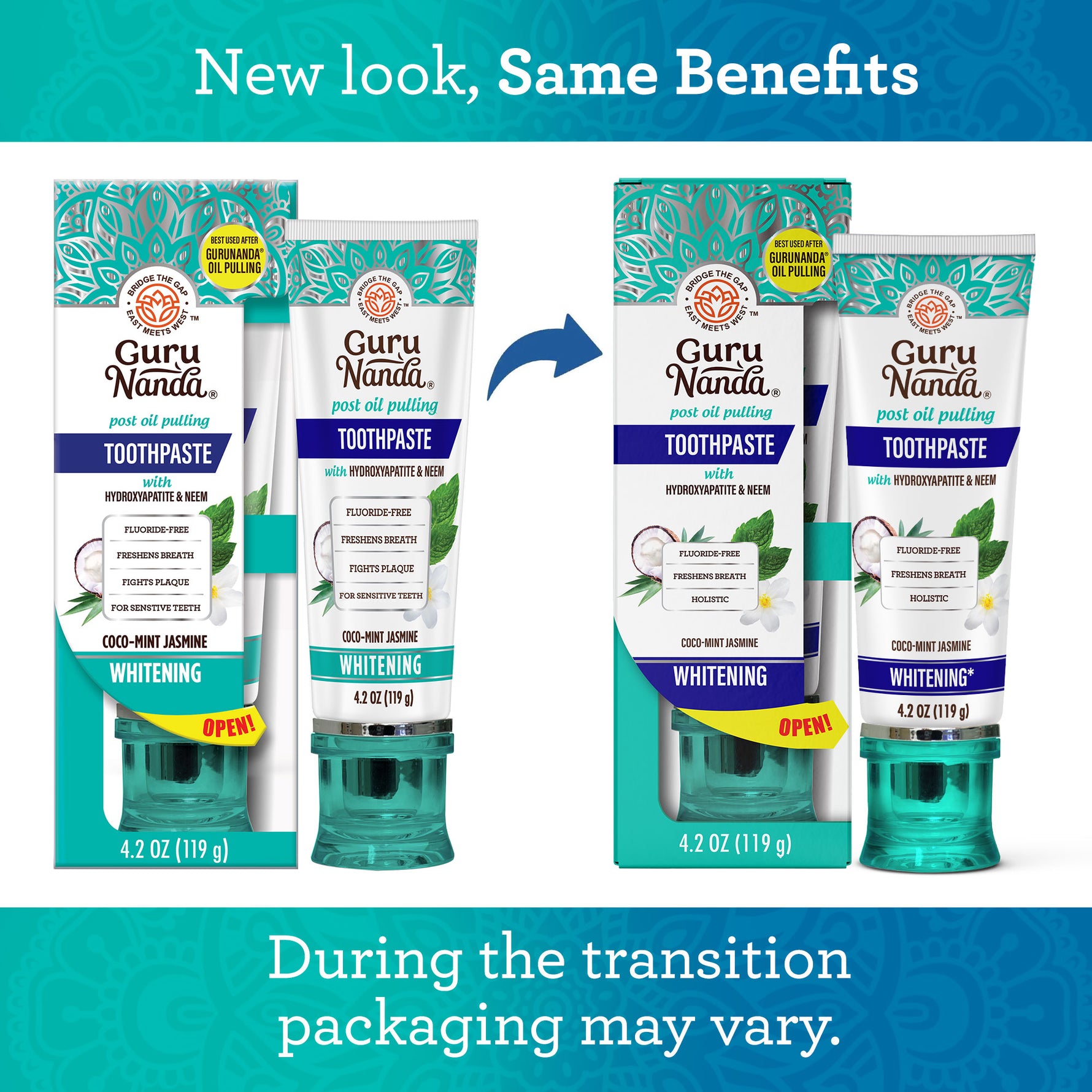 Fluoride Free Whitening Toothpaste with Hydroxyapatite | GuruNanda