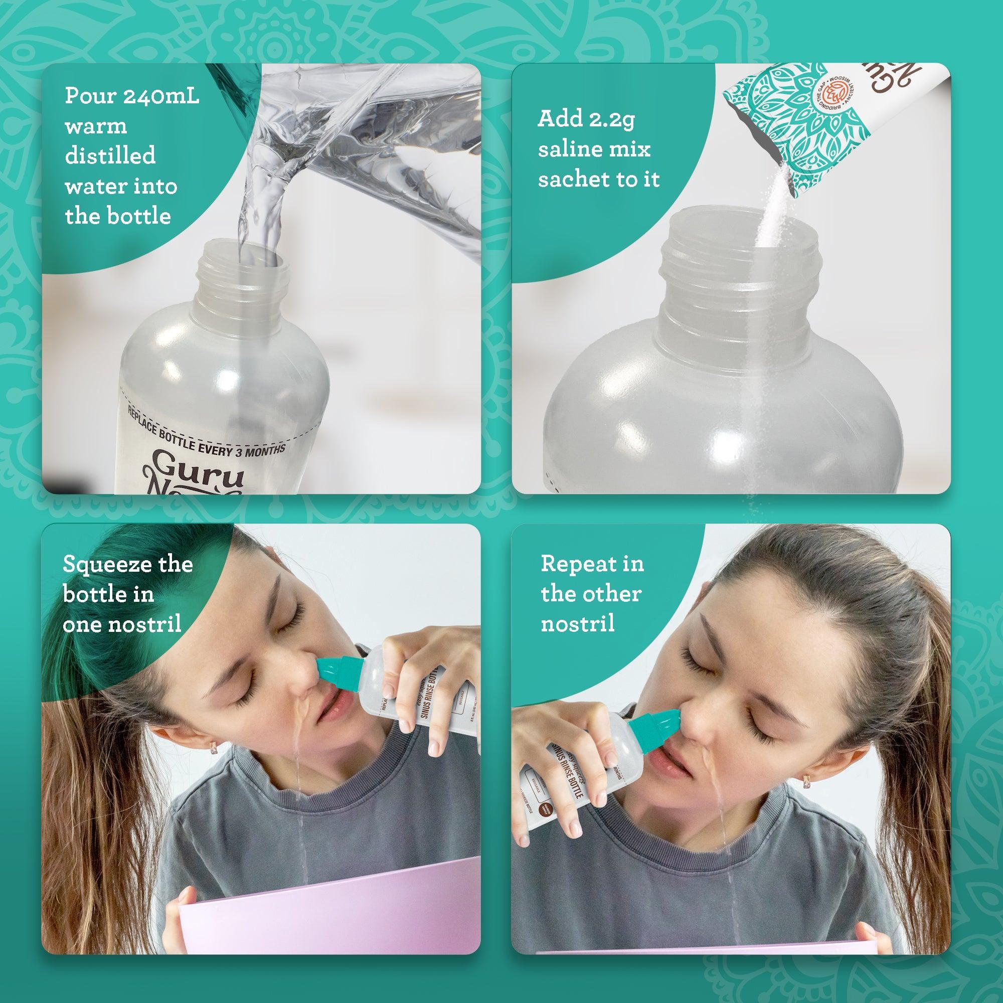 Sinus Rinse Bottle – GuruNanda