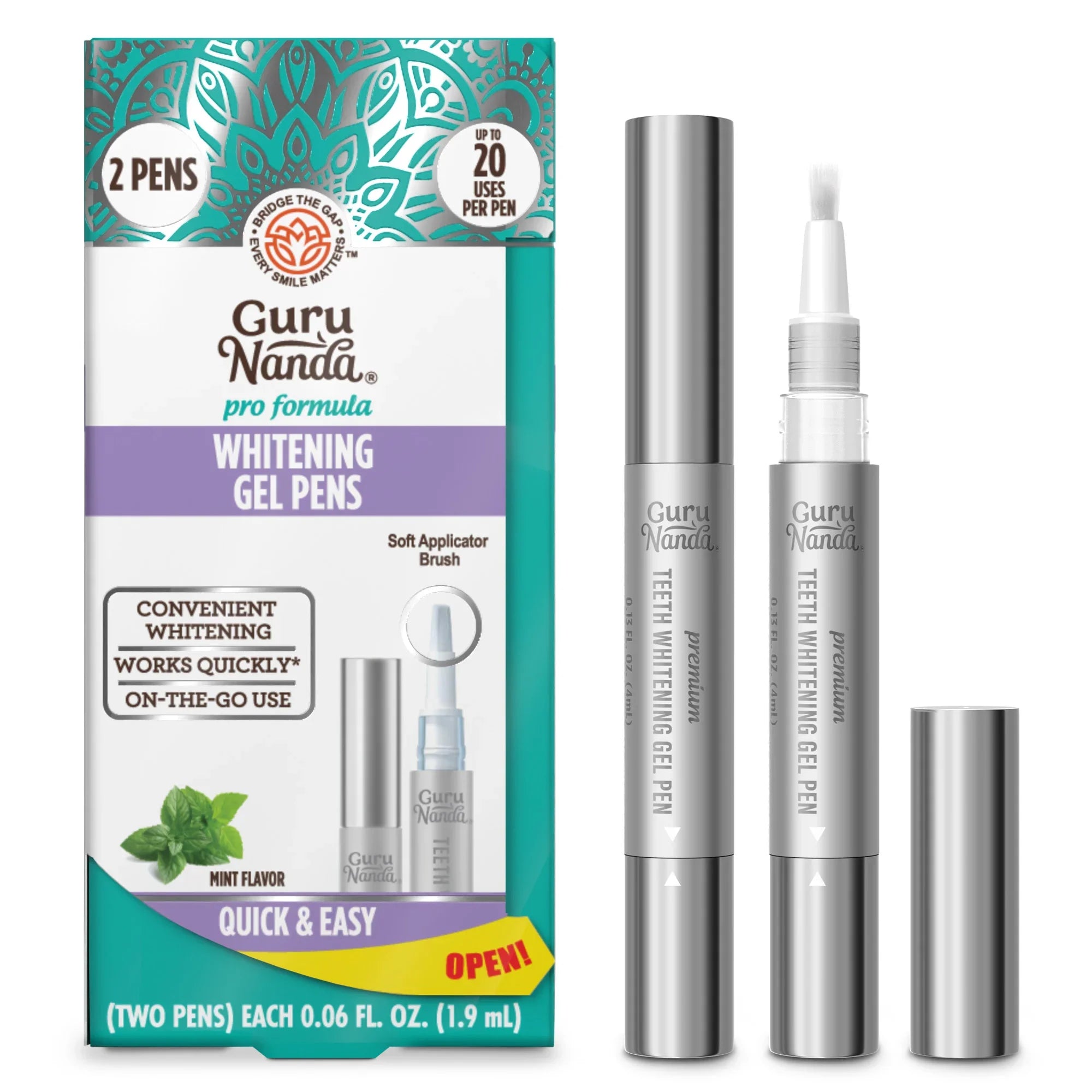 Pro Formula Whitening Gel Pens – 1.9mL – 2 Count – GuruNanda