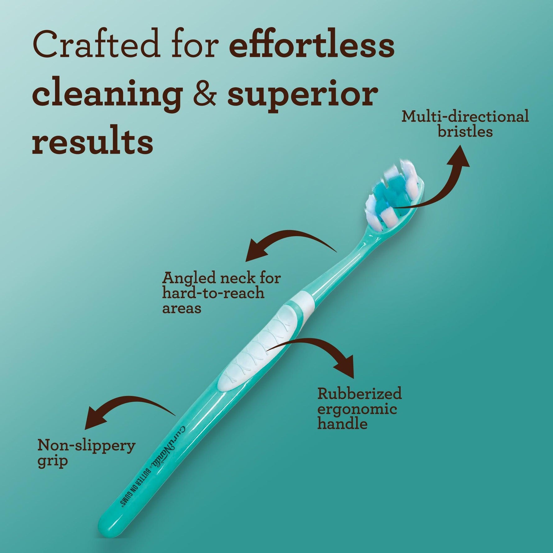 Butter on Gums Toothbrush (8 Count) – GuruNanda