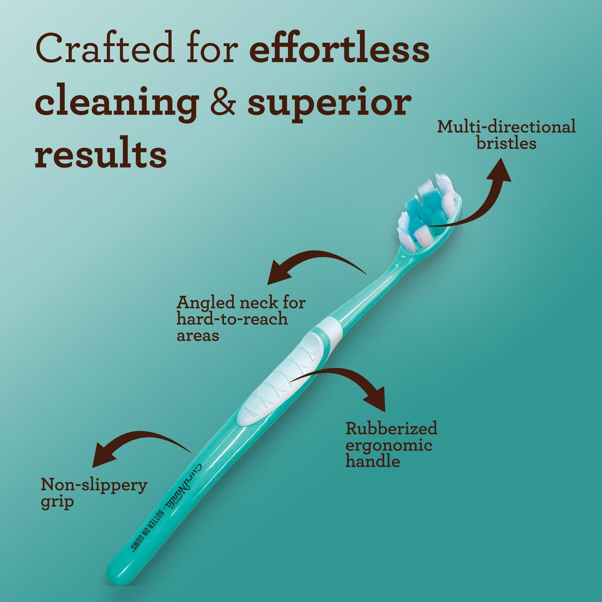 Butter on Gums Toothbrush (8 Count) – GuruNanda