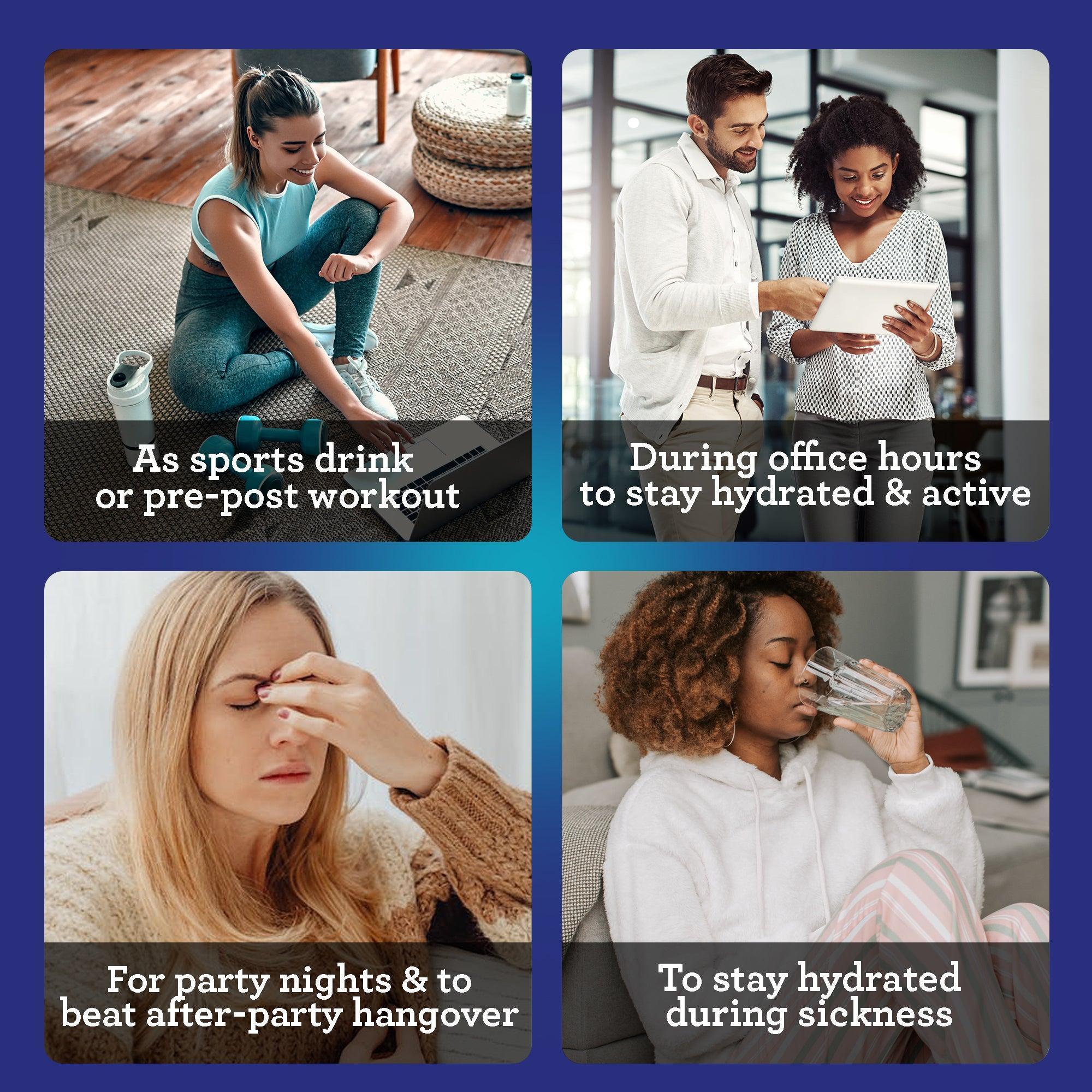 Hydramate Hydration Support Drink Mix By GuruNanda, Lemon Lime, 24 Pk