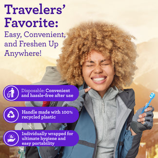 Ready-to-Go Butter on Gums Pre-Pasted Toothbrushes - 70 Count – GuruNanda