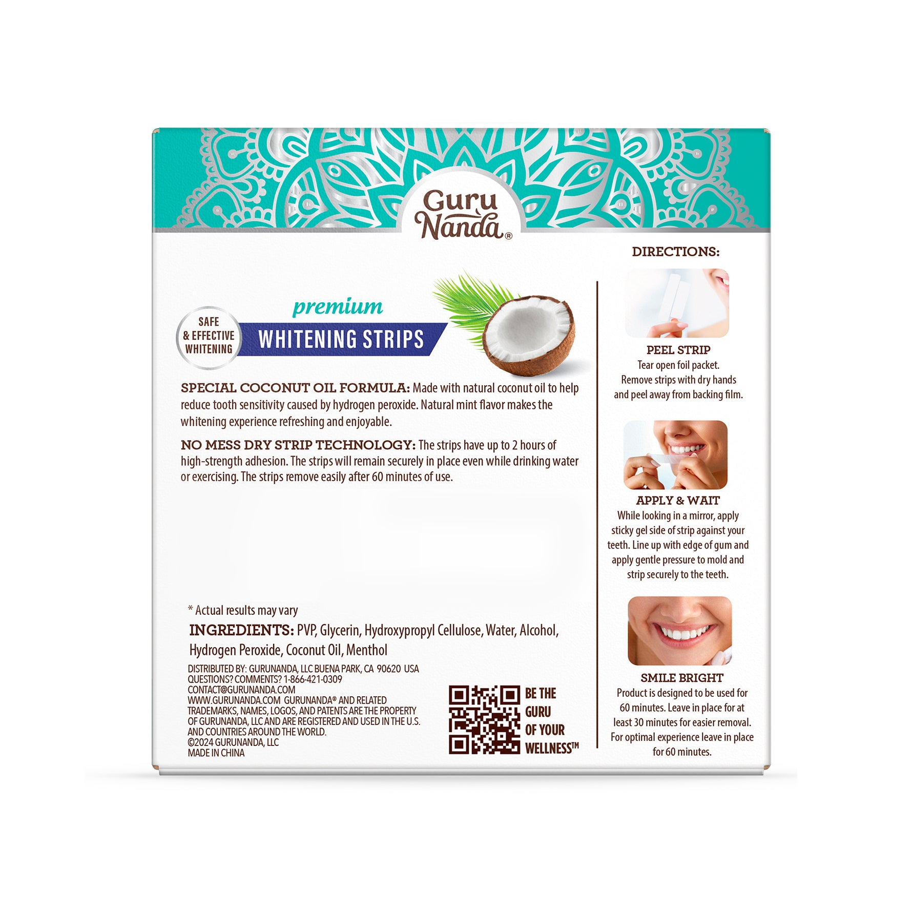 Whitening Strips (16 - Day Treatment) – GuruNanda